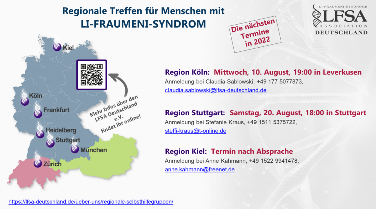 Über LFS – Li-Fraumeni Syndrome Association Deutschland