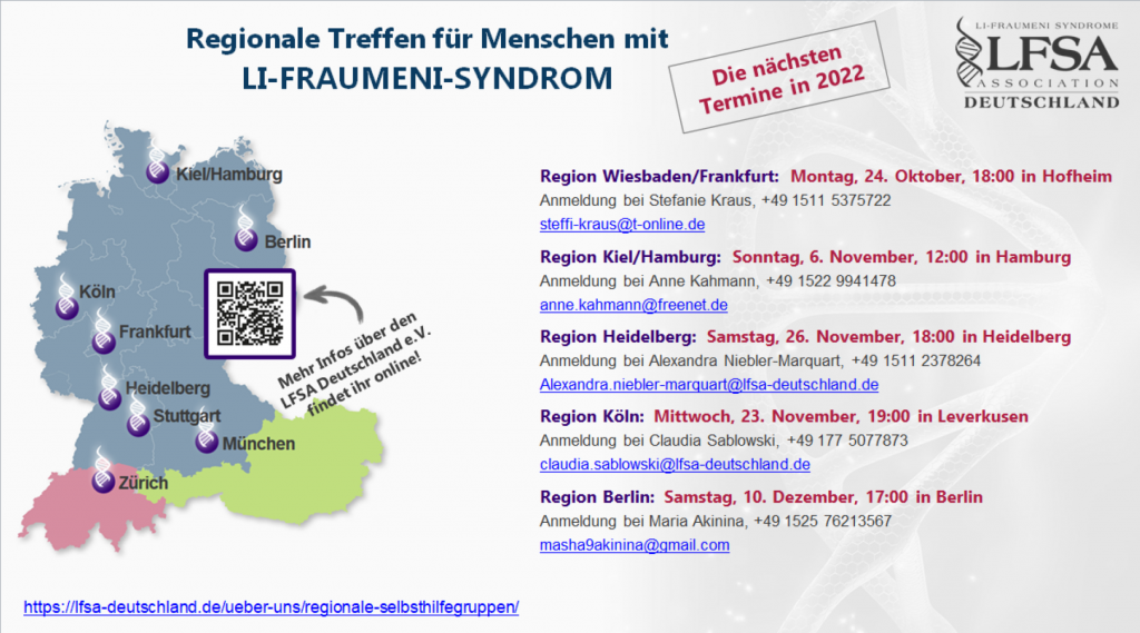 Über LFS – Li-Fraumeni Syndrome Association Deutschland